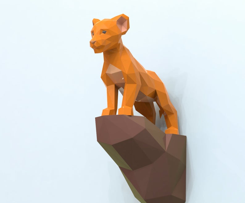 animal, papercraft animal, papercraft, origami, 3d paper, diy craft ...