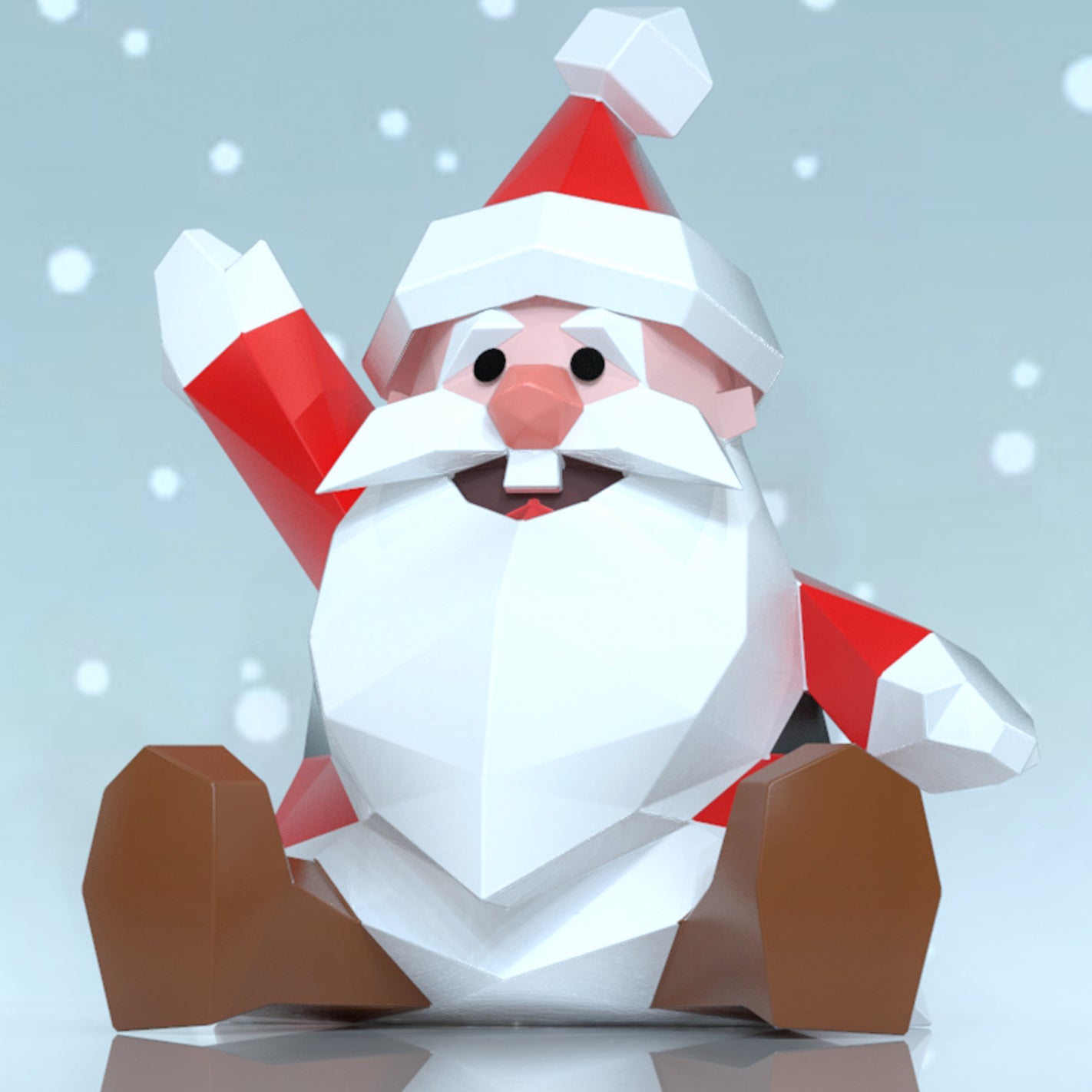 santa claus, papercraft santa claus, papercraft christmas, christmas ...